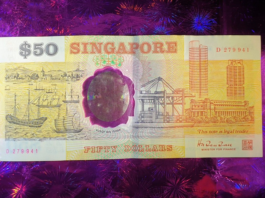 SG $50 Plastic Note, Hobbies & Toys, Memorabilia & Collectibles ...