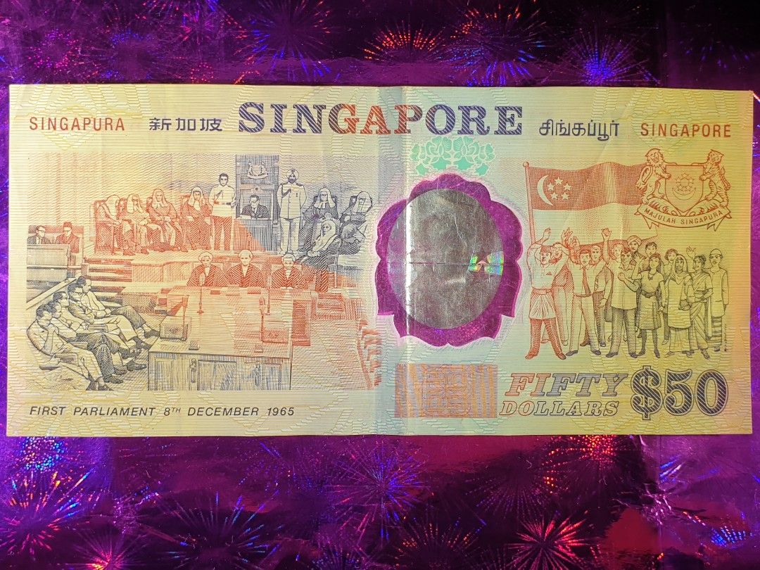 SG $50 Plastic Note, Hobbies & Toys, Memorabilia & Collectibles ...