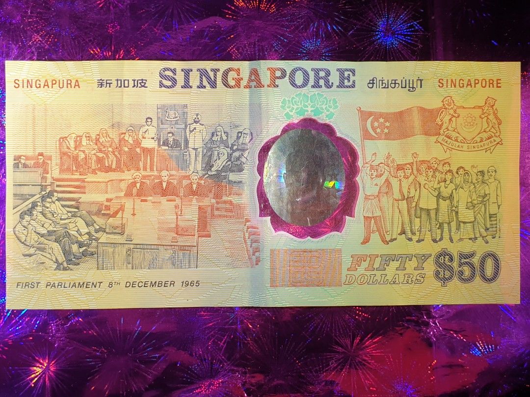 SG $50 Plastic Note, Hobbies & Toys, Memorabilia & Collectibles ...