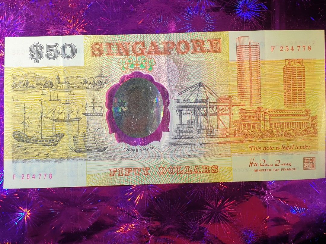 SG $50 Plastic Note, Hobbies & Toys, Memorabilia & Collectibles ...