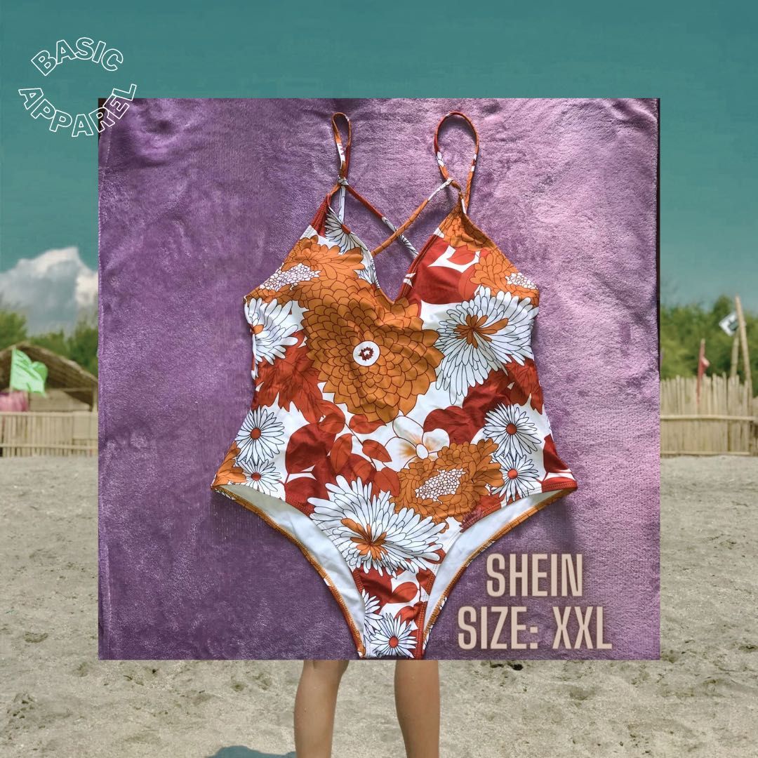Shein One Piece Swimsuit, Women's Fashion, Swimwear, Bikinis ...