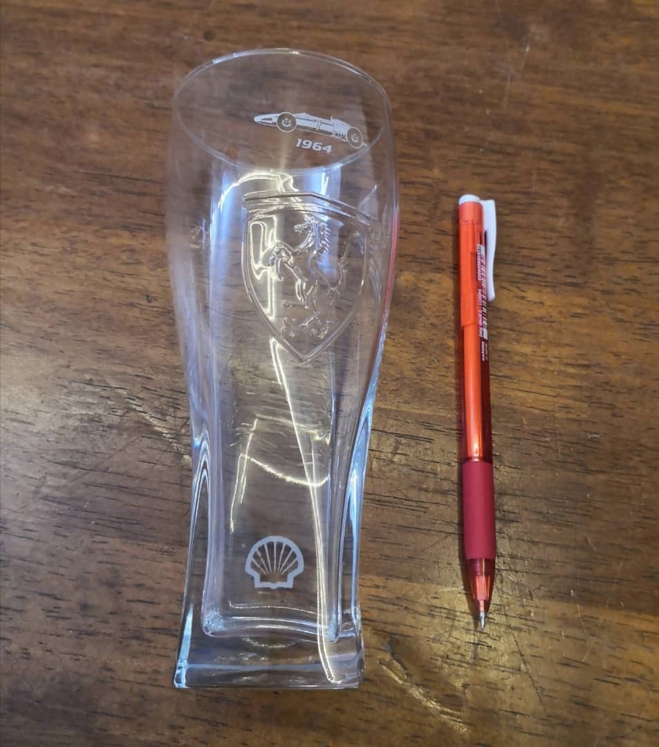 Shell Ferrari glass cup, Hobbies & Toys, Collectibles & Memorabilia ...
