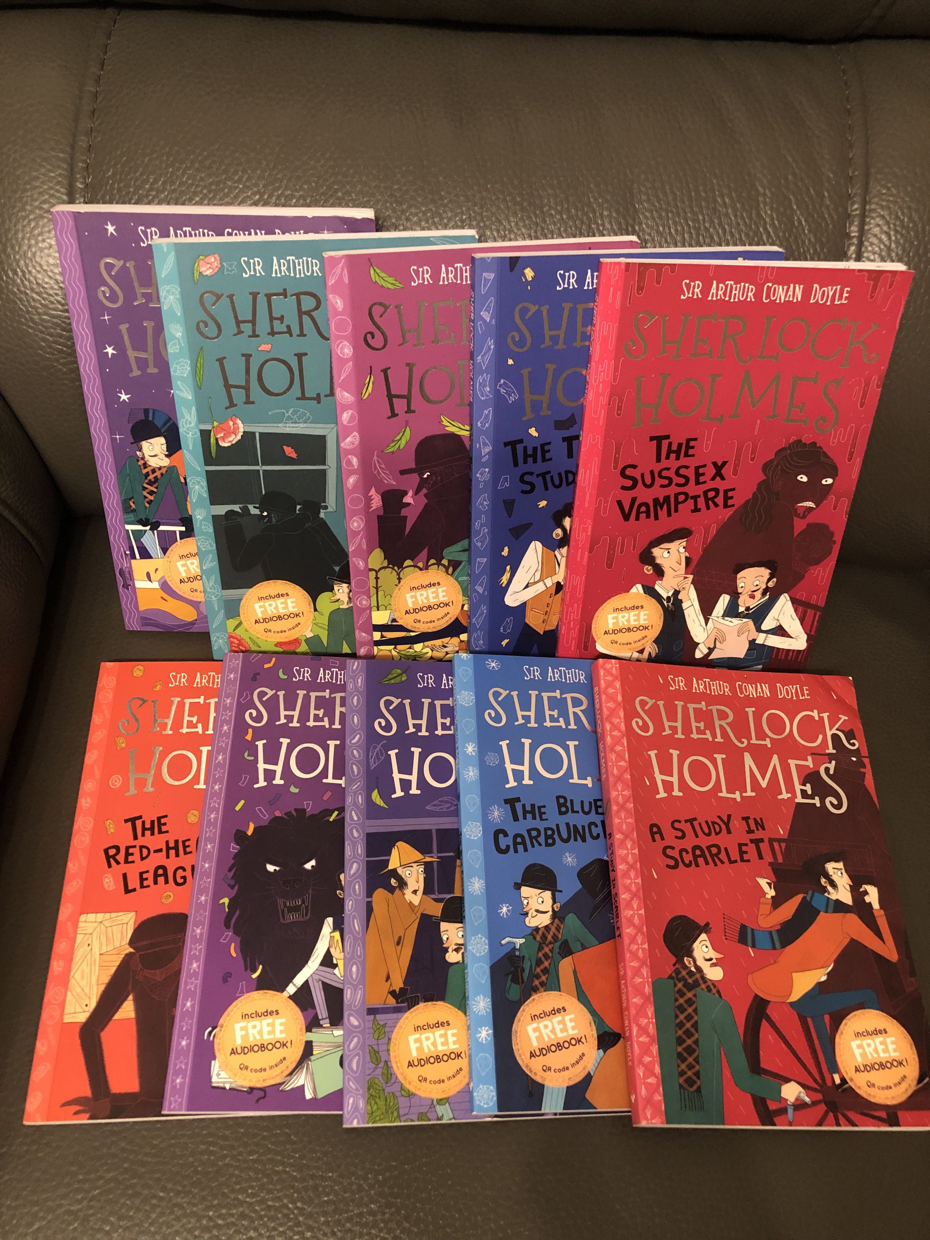 Sherlock Holmes w/QR code, 興趣及遊戲, 書本 & 文具, 小說 & 故事書 - Carousell