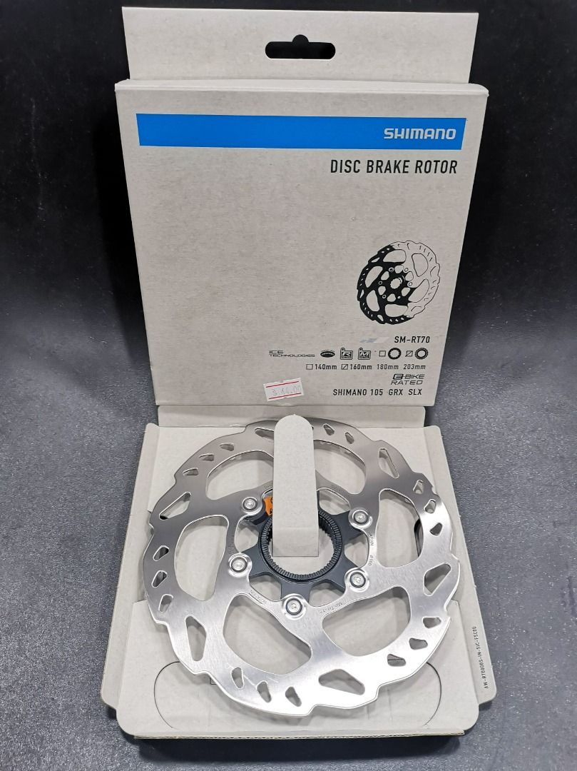 Shimano 105 GRX SLX Center Lock Disc Brake Rotor SM-RT70 [160mm ...