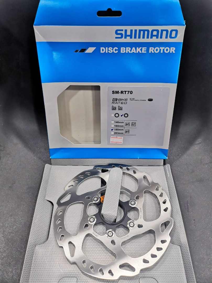 Shimano 105 GRX SLX Center Lock Disc Brake Rotor 180mm External ...