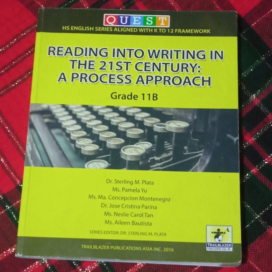 SHS BOOK GRADE 11B : Reading into writing in the 21st century: A process approach, Hobbies ...