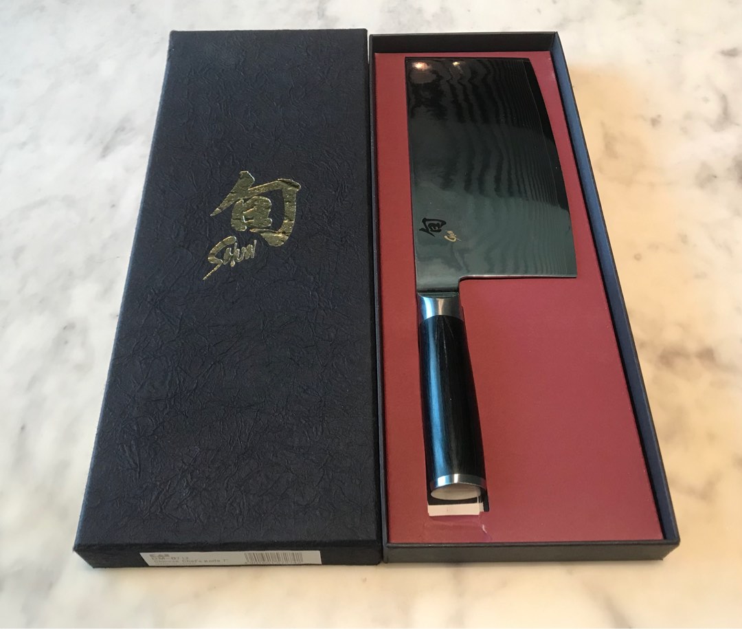 Shun Japanese vegetable chopper Chinese cleaver , Furniture & Home ...