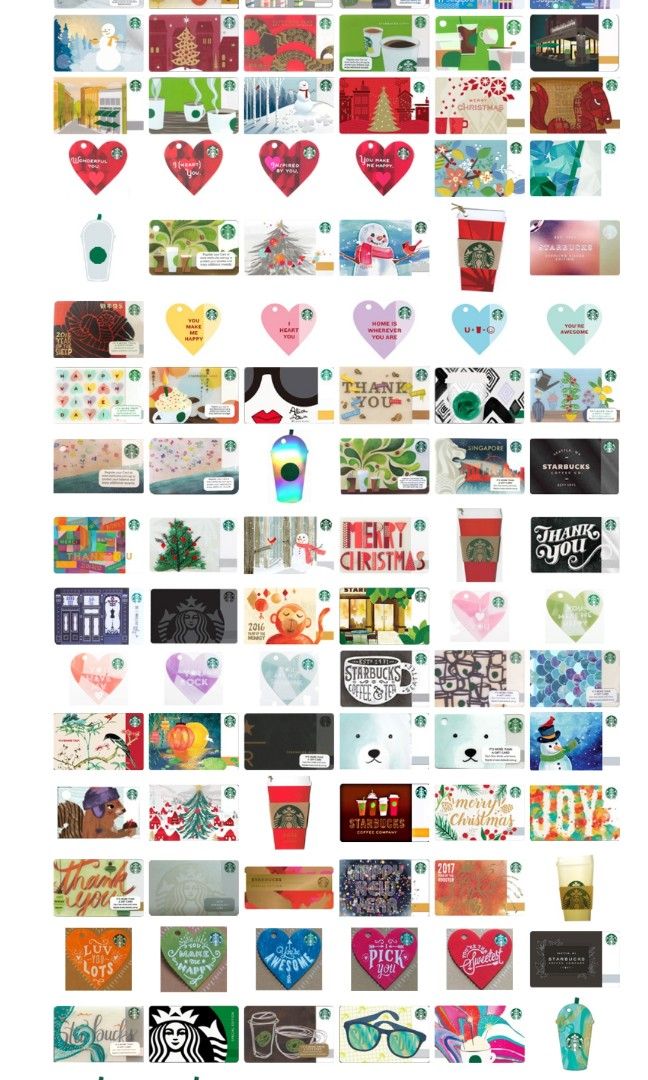 Singapore Starbucks Card Collection, Hobbies & Toys, Toys & Games on ...