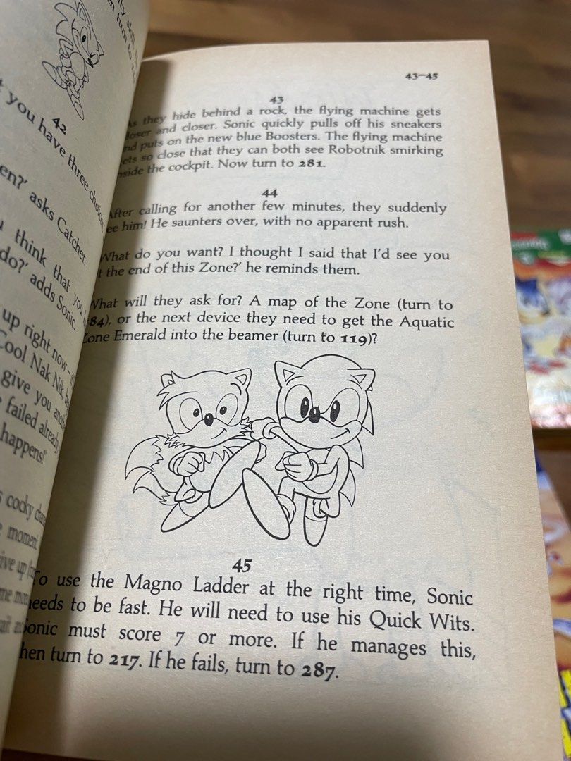 Sonic the Hedgehog Adventure Gamebooks, Hobbies & Toys, Books ...