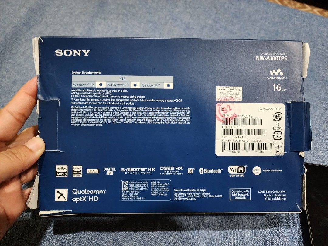 Sony 40th Anniversary NW A-100 TPS 100 units only in Malaysia, Audio ...