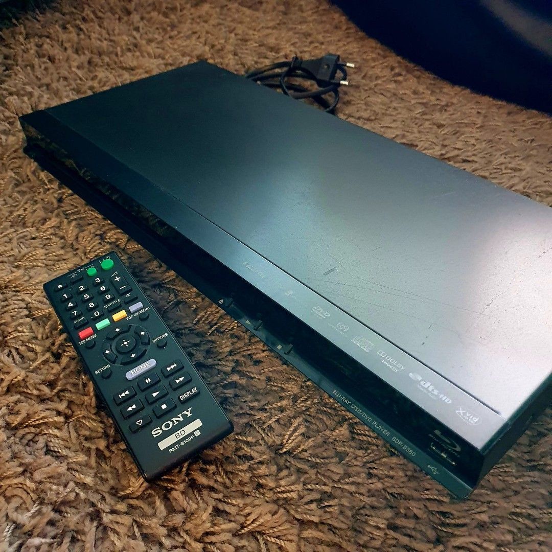 Sony Bluplayer BDP-S380, TV & Home Appliances, TV & Entertainment, Blu ...