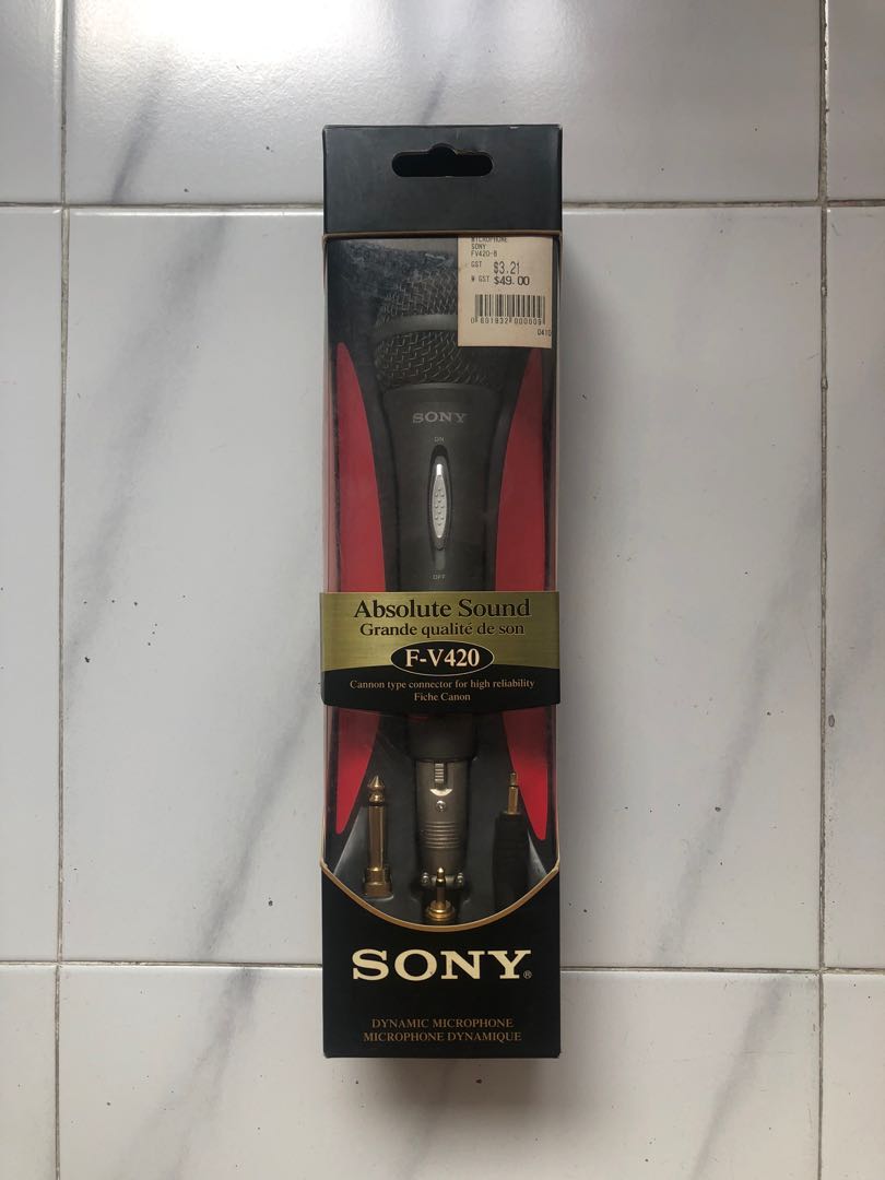 Sony Dynamic Microphone (F-V420), Audio, Microphones on Carousell