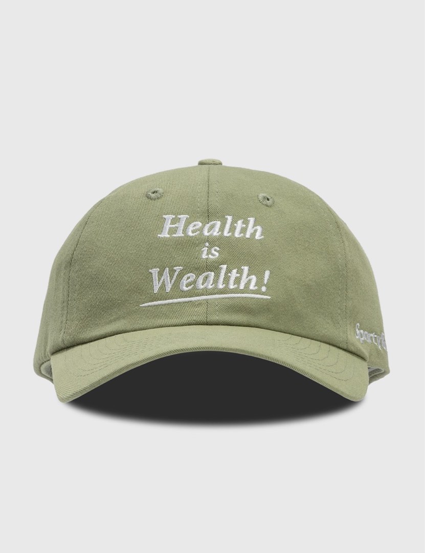 Sporty and Rich Health is Wealth Baseball Cap, Men's Fashion, Watches ...