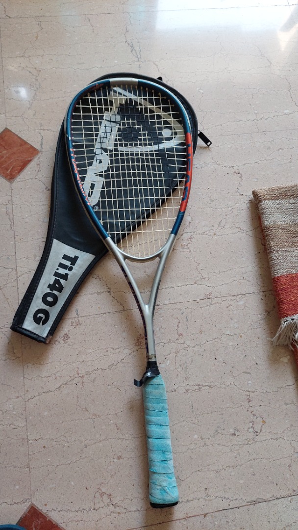 Squash Racket Head TI Firebolt 5000, Sports Equipment, Sports & Games ...