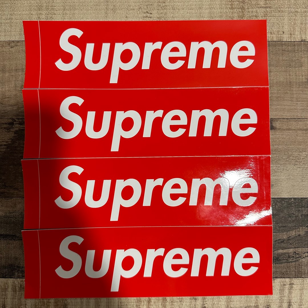 Supreme stickers 4 for $8, Luxury, Accessories on Carousell