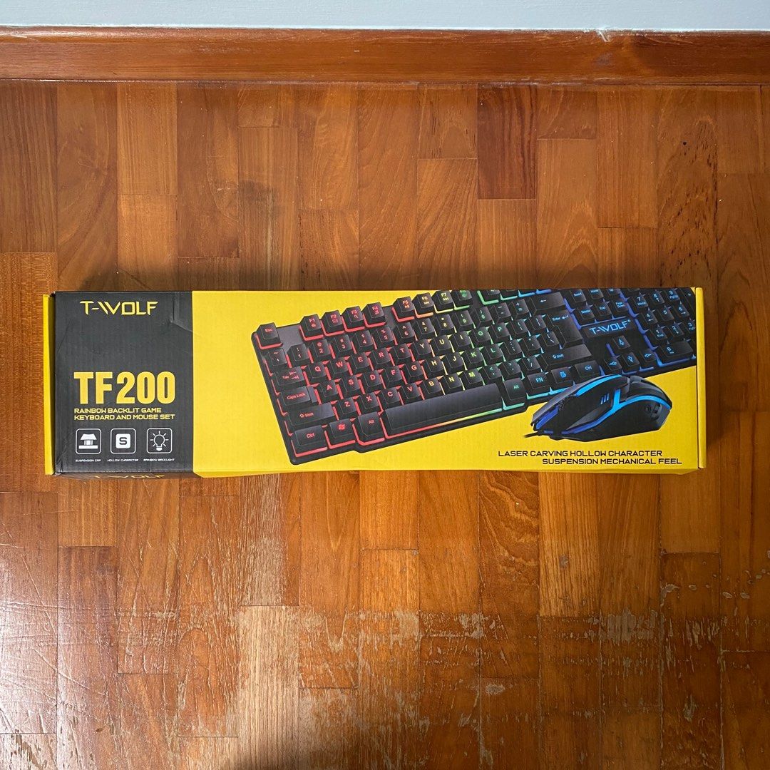 T Wolf Tf200 Gaming Keyboard And Mouse Combo Computers And Tech Parts And Accessories Computer