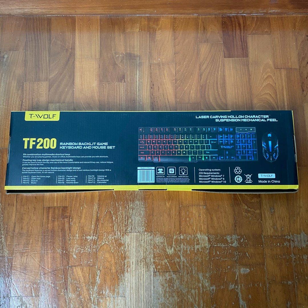 T Wolf Tf200 Gaming Keyboard And Mouse Combo Computers And Tech Parts And Accessories Computer