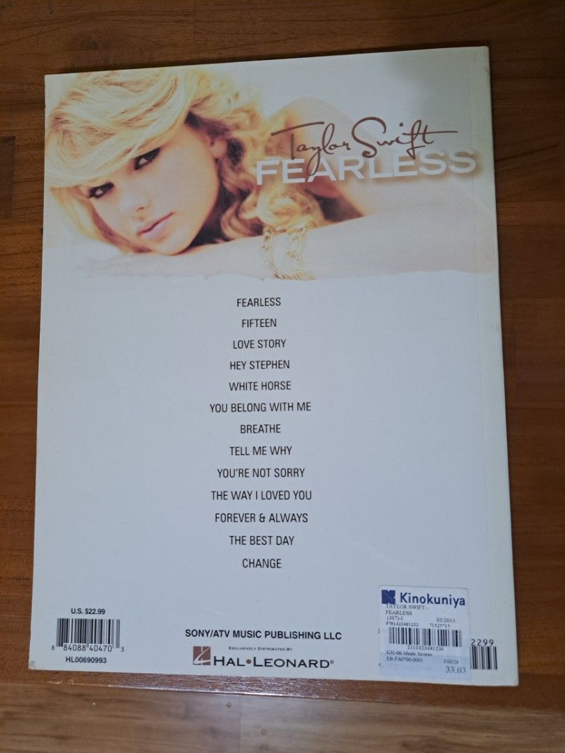 Taylor Swift Fearless guitar tab, Hobbies & Toys, Music & Media, Music ...