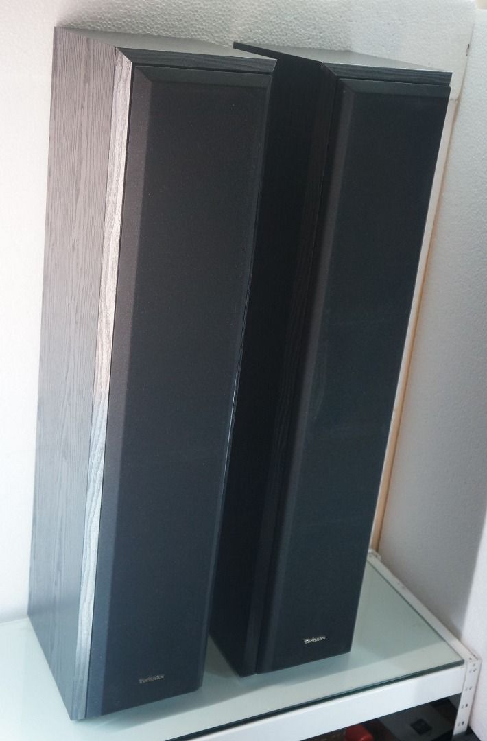 Technics SB-T200 2-Way 3-Driver Floorstanding Speakers, Audio ...