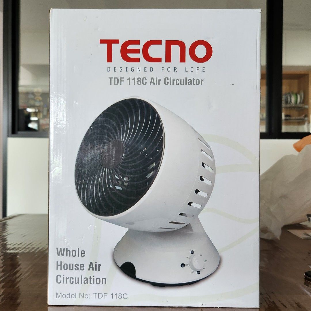 Tecno TDF118C Air Circulator Fan, Furniture & Home Living, Lighting ...