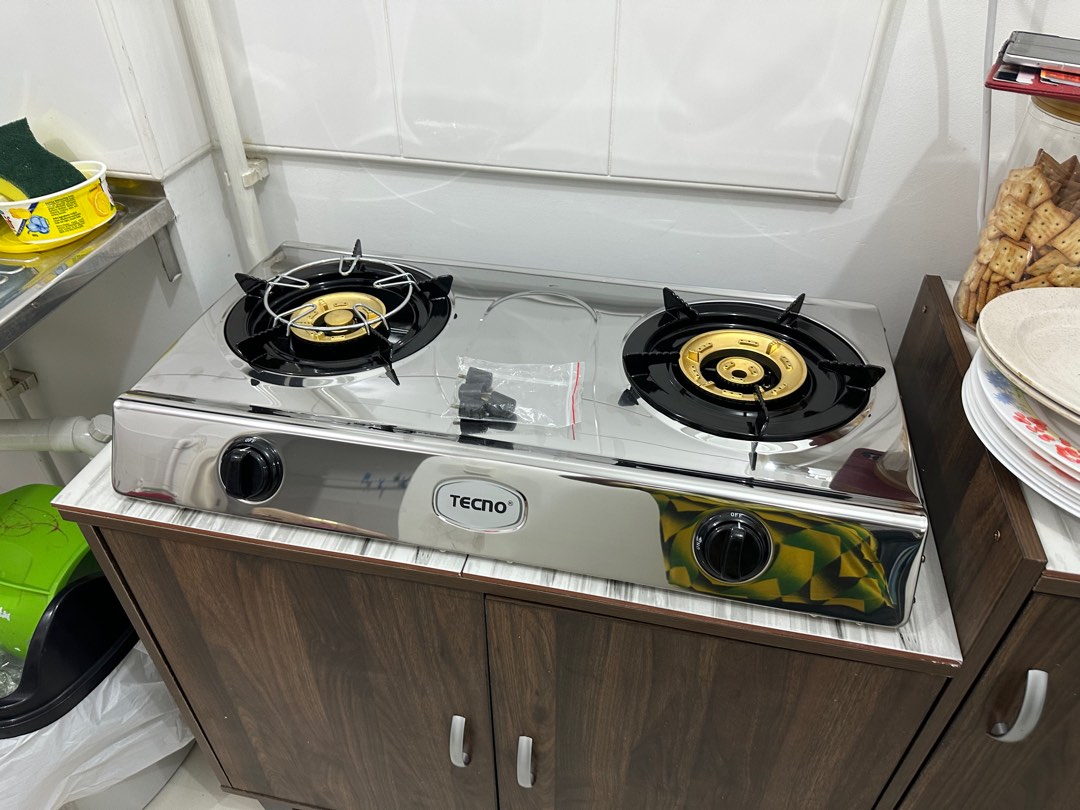 Tecno TTCF8SV Double Burner Table Cooker with Safety Valve, TV & Home ...