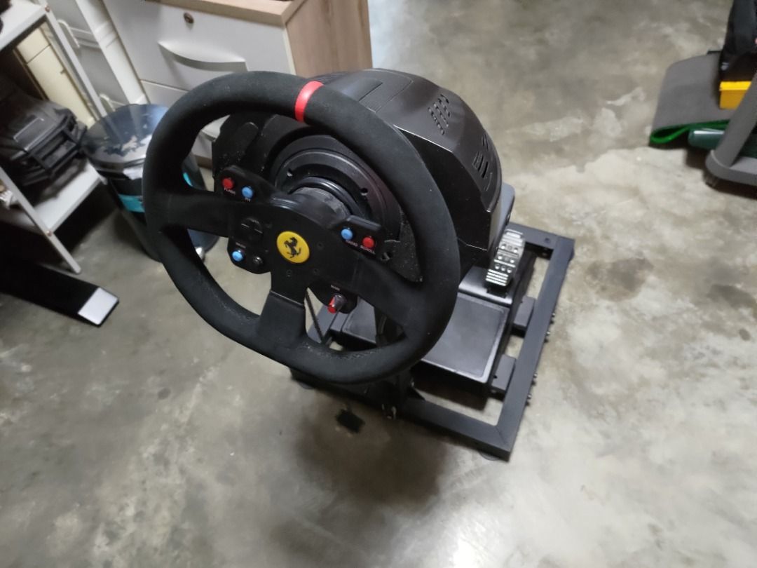 Thrustmaster T300 Ferrari Edition with Next Level Wheel Stand, Video ...