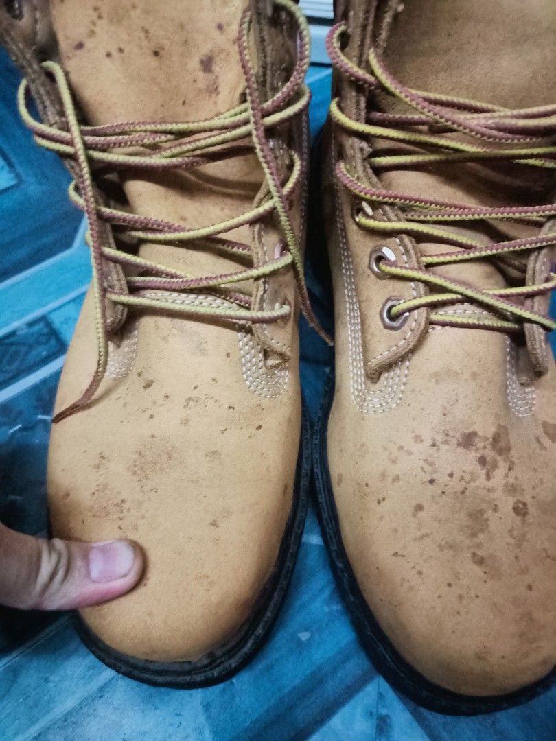 TIMBERLAND SAFETY SHOES. MAY BAKAL KAYA SAFE ANG PAA., Men's Fashion ...
