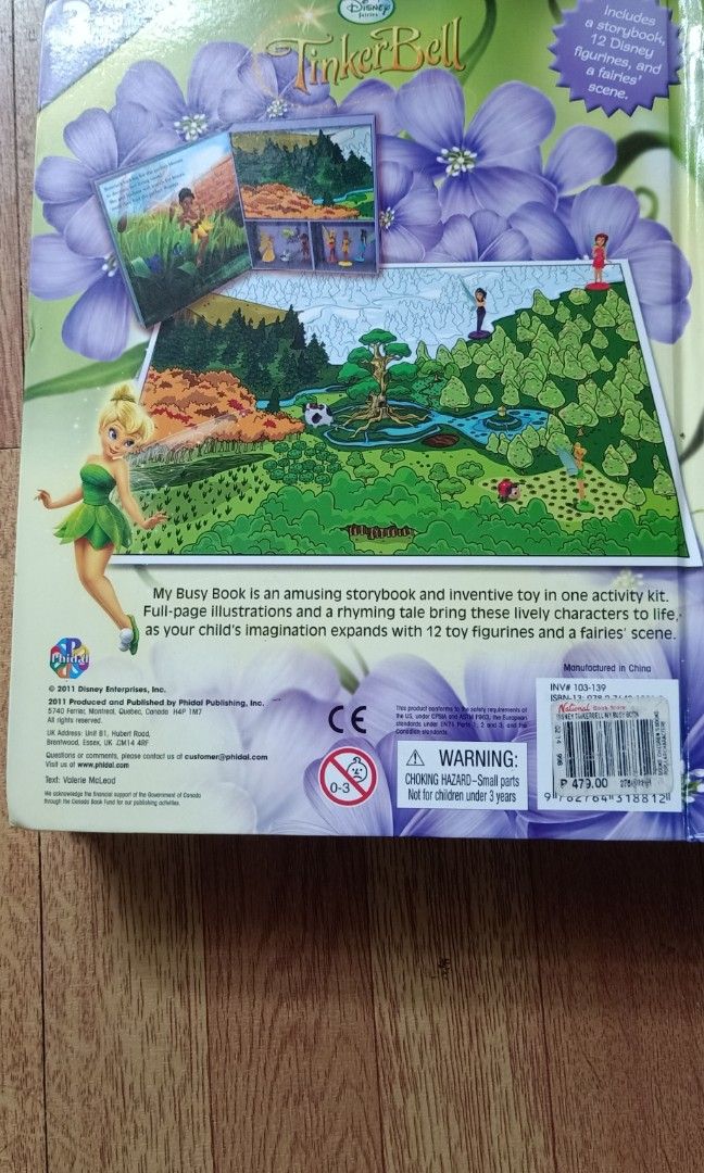 Tinkerbell My busy book, Hobbies & Toys, Books & Magazines, Children's ...