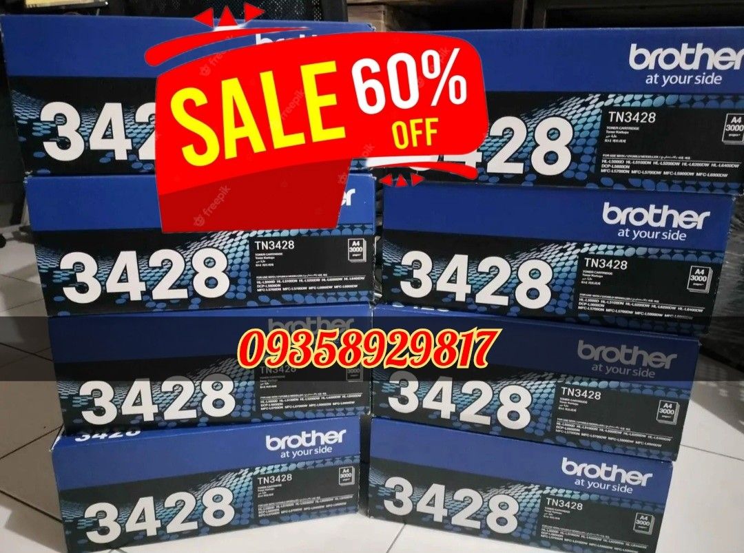 TN-3428 Brother toner Original, Computers & Tech, Printers, Scanners & Copiers on Carousell