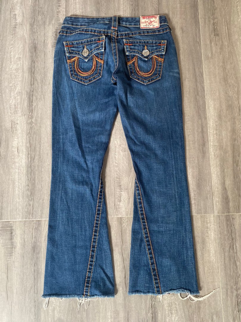 True Religion Flared Pants, Women's Fashion, Bottoms, Jeans on Carousell