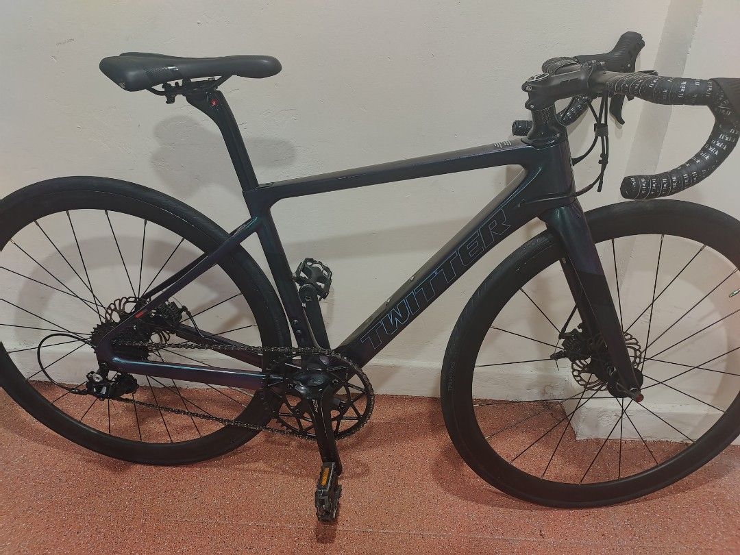 Twitter stealth pro disc full caron road bike, Sports Equipment ...