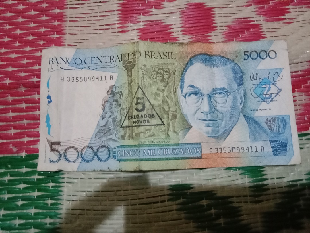 Uang brasil 5000, Antik, Uang Lama di Carousell