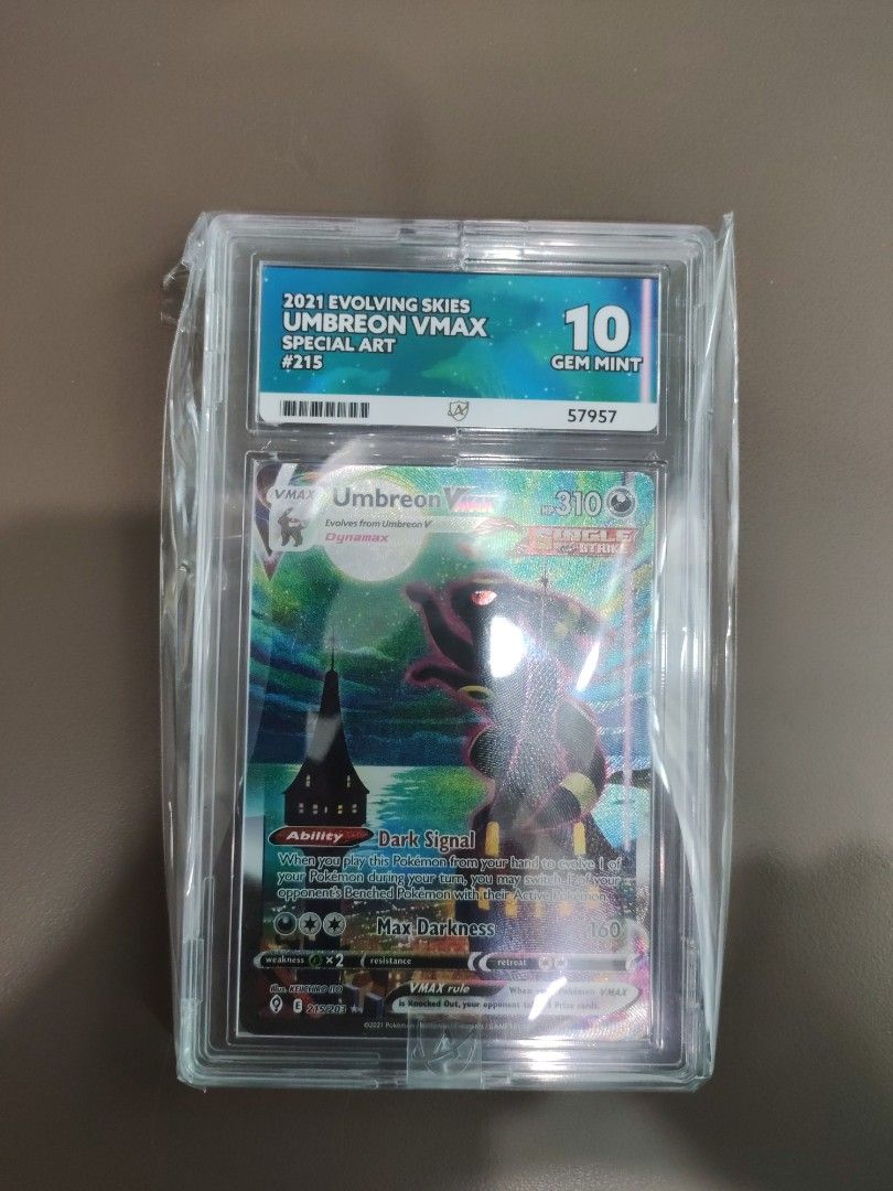 Umbreon VMAX Alt Art Ace Grading 10, Hobbies & Toys, Memorabilia ...