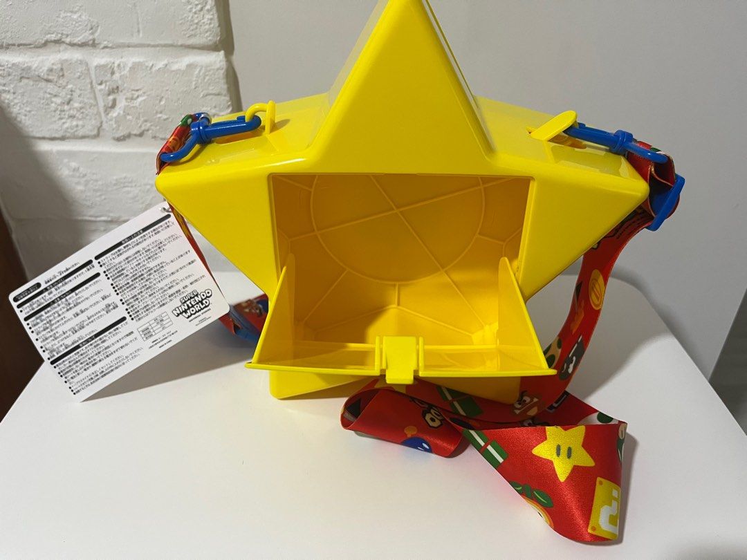 USJ Super Nintendo World Power Up Band+Star Popcorn Bucket, Hobbies ...