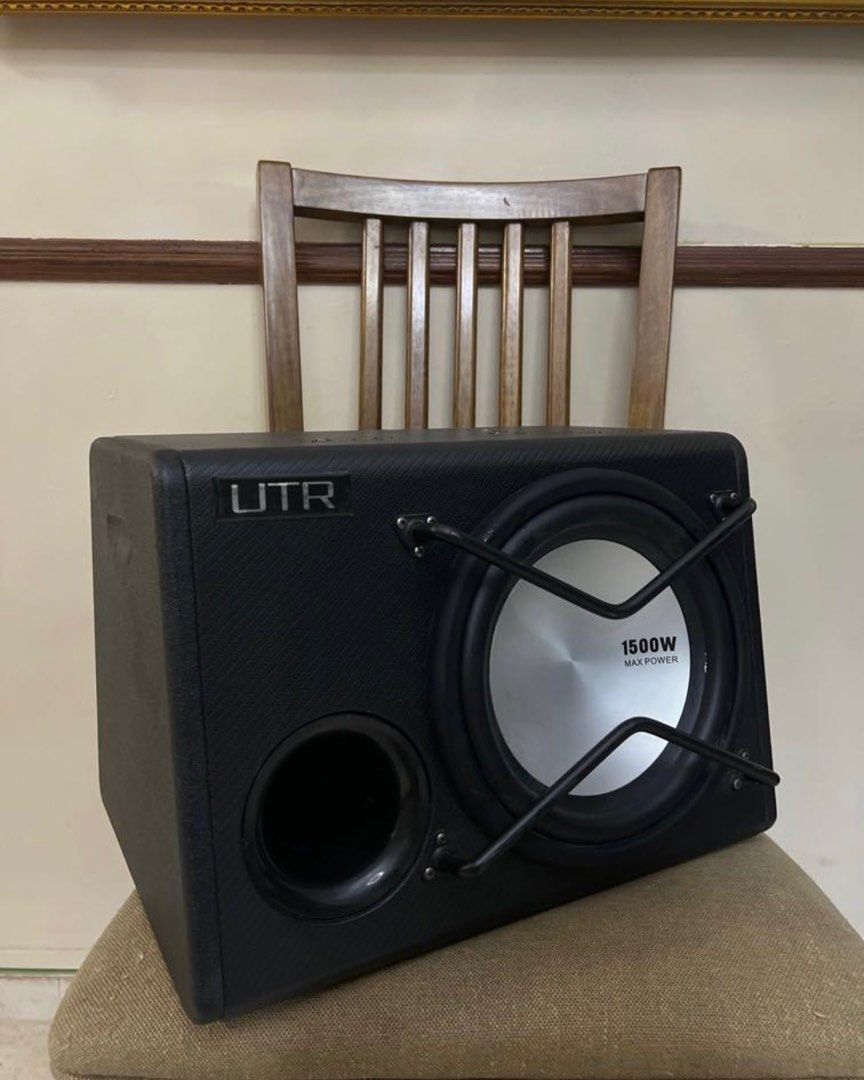 UTR 1500w Car Woofer/Subwoofer, Car Accessories, Accessories on Carousell