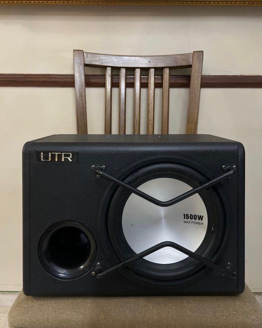 UTR 1500w Car Woofer/Subwoofer, Car Accessories, Accessories on Carousell