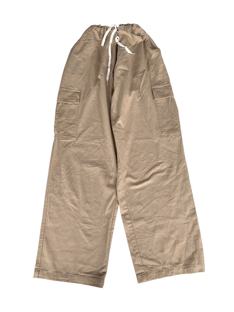 Vintage Baggy Cargos w adjustable drawstrings, Women's Fashion, Bottoms ...