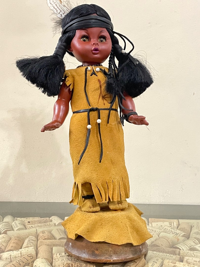 Vintage Native American Indian Winding Musical Toy, Hobbies & Toys ...