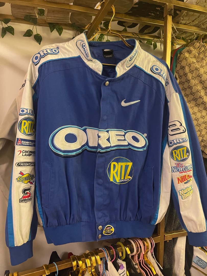 Vintage Oreo x Nike Racing Nascar Jacket, Men's Fashion, Coats, Jackets ...