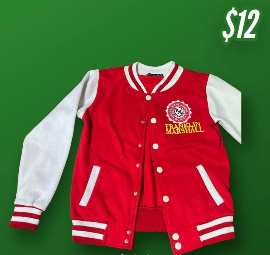 Vintage Varsity Jacket FRANKLIN MARSHALL, Women's Fashion, Coats ...