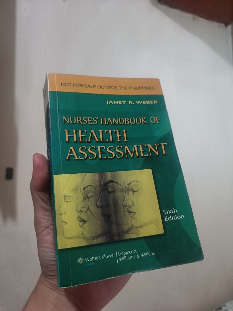 Weber, Nurse's Handbook of Health Assessment 6th edition, Hobbies ...