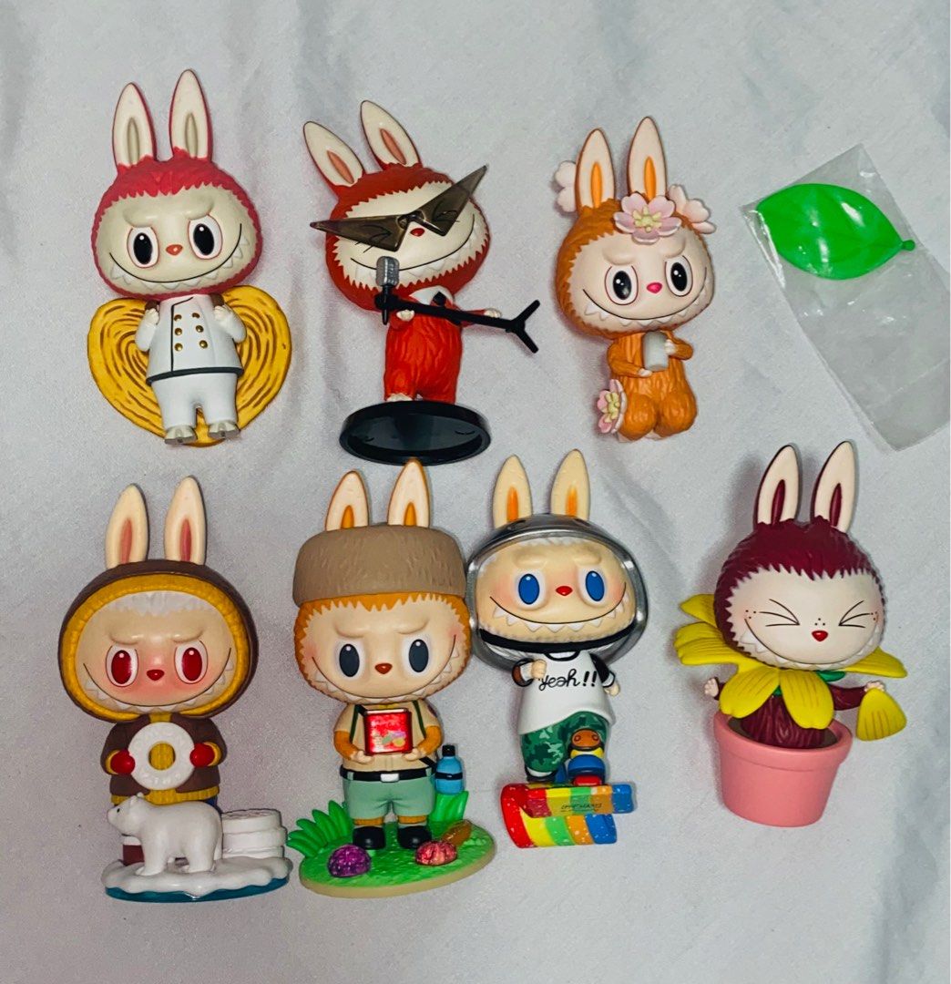 Set of 7 $38: Labubu popmart pop mart blindbox blind box, Hobbies ...