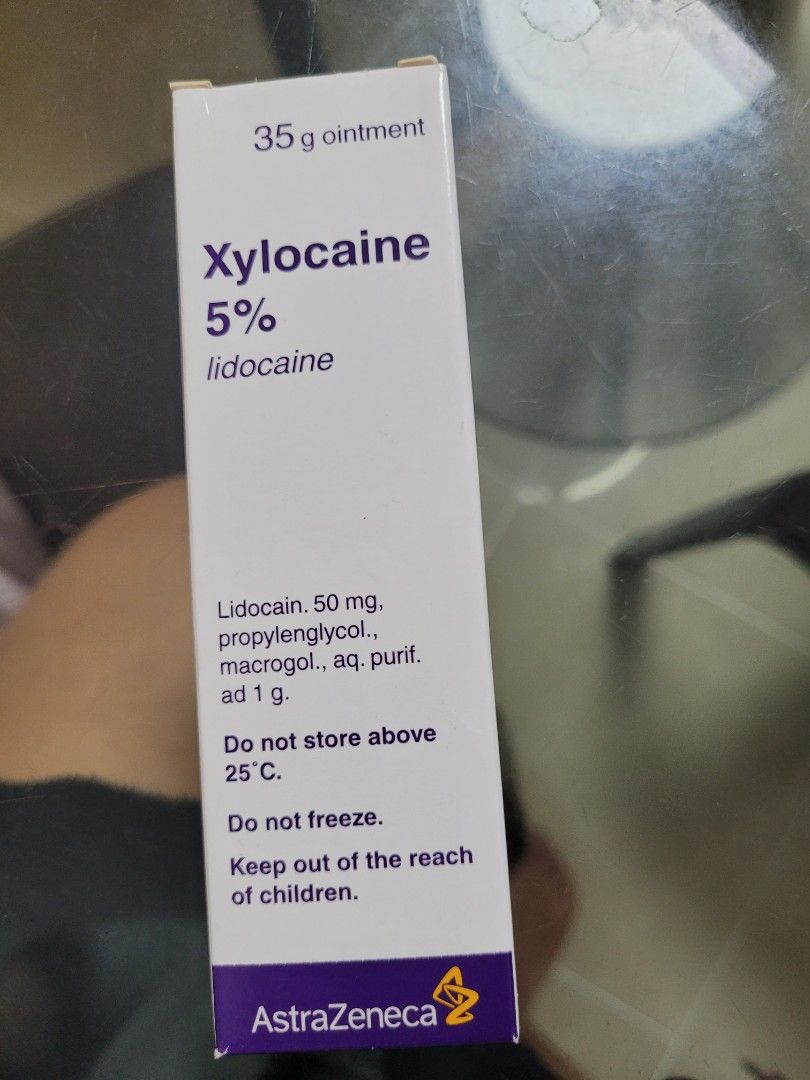 Xylocaine 5% (exp Jan 2024) n Rectogesic (exp Mar 2023), Health ...