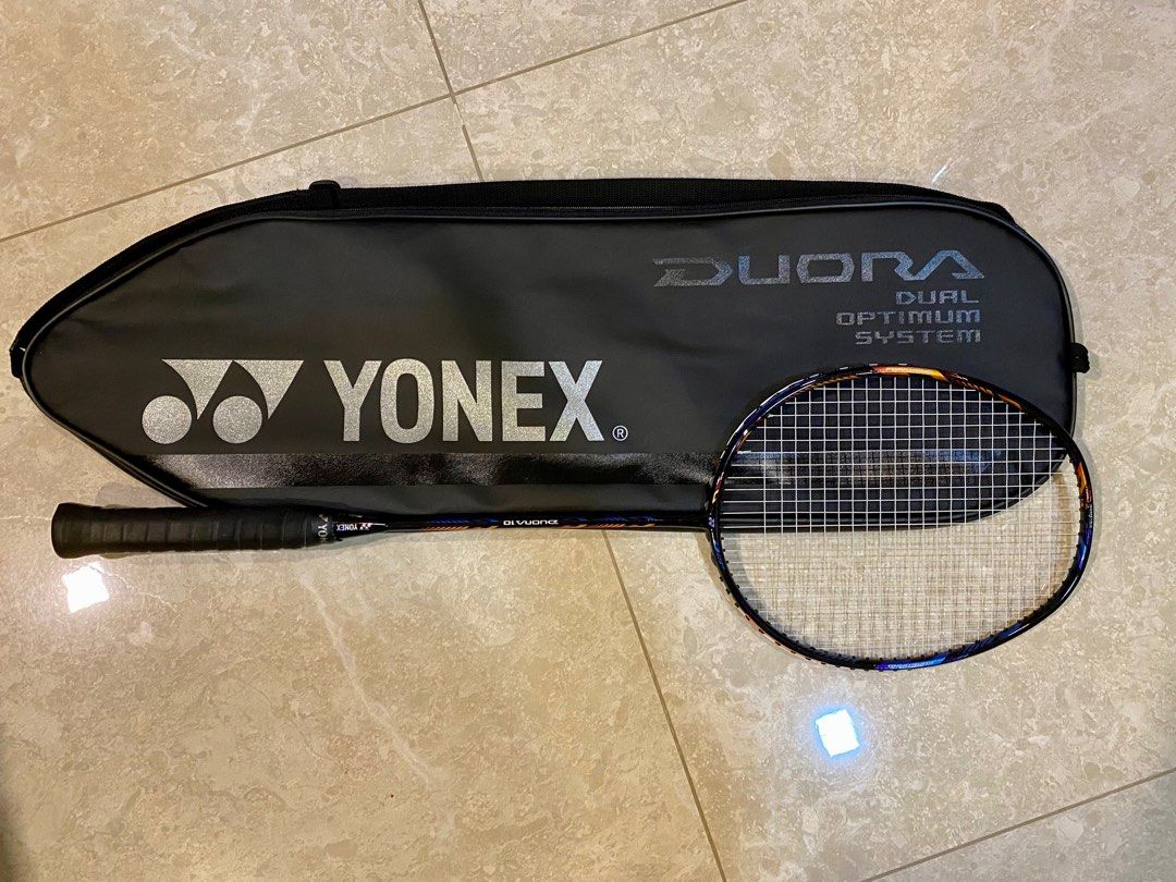 Yonex Duora 10 Badminton Racket, Sports Equipment, Sports & Games, Racket & Ball Sports on Carousell