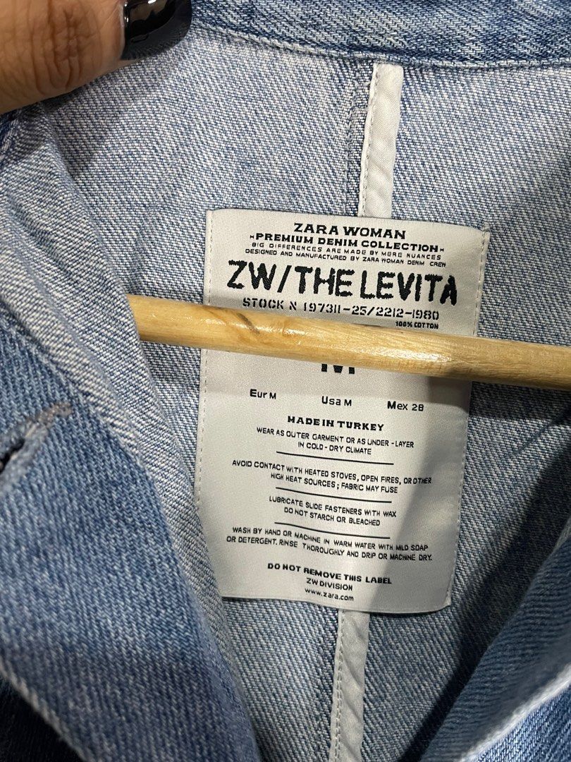 Zara The Levita Premium Denim Collection Dress, Women's Fashion ...
