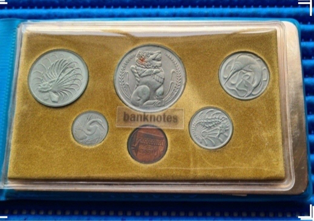 1977 Singapore Uncirculated Coin Set, Hobbies & Toys, Memorabilia & Collectibles, Currency on ...