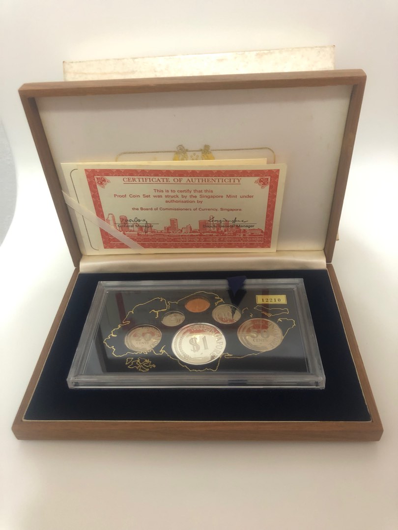1983 Singapore Proof Coin Set, Hobbies & Toys, Memorabilia & Collectibles, Currency on Carousell