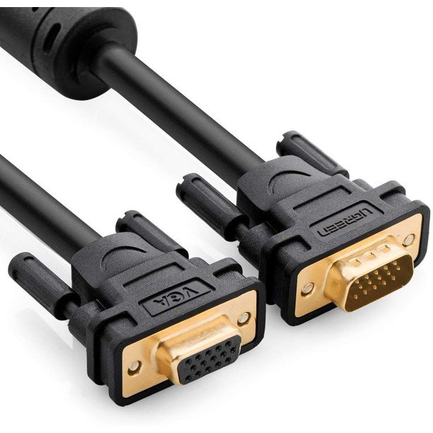 2944) UGREEN Vga Svga Hd15 Male To Male Video Coaxial Monitor Cable ...