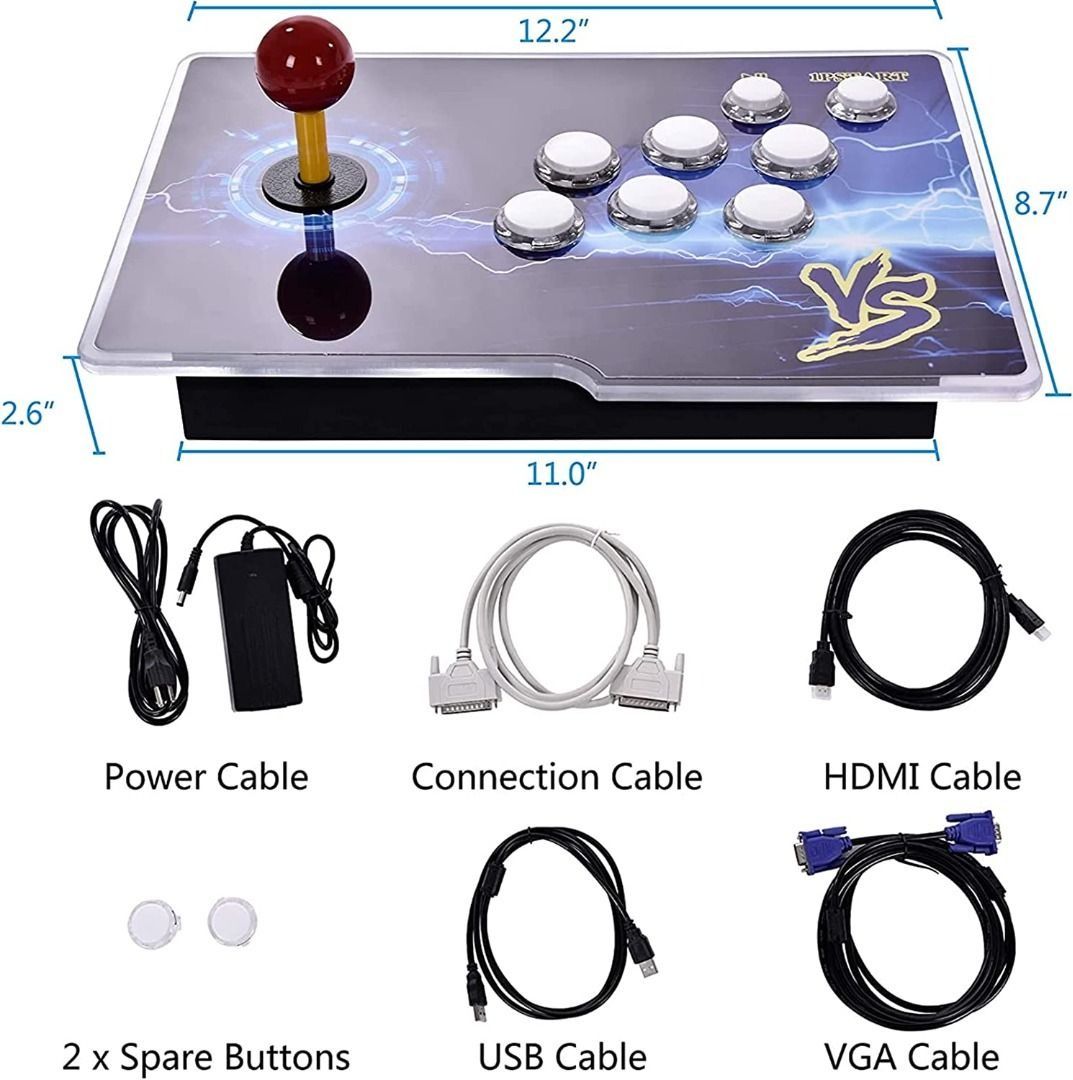 [3399 HD Arcade Games] Pandora's Box 11S 2 Players Arcade Game Console ...