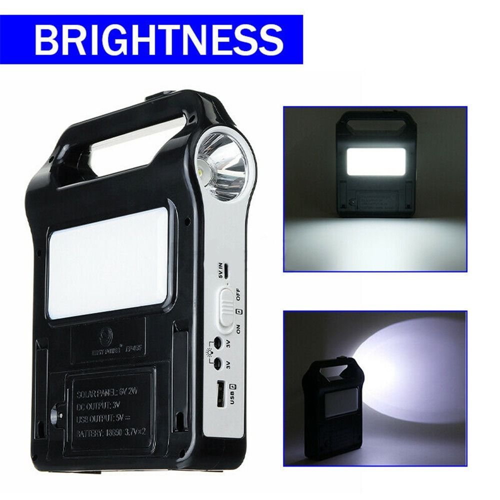 6V Outdoor Charging USB Port with Light Solar Charging Panel Light ...
